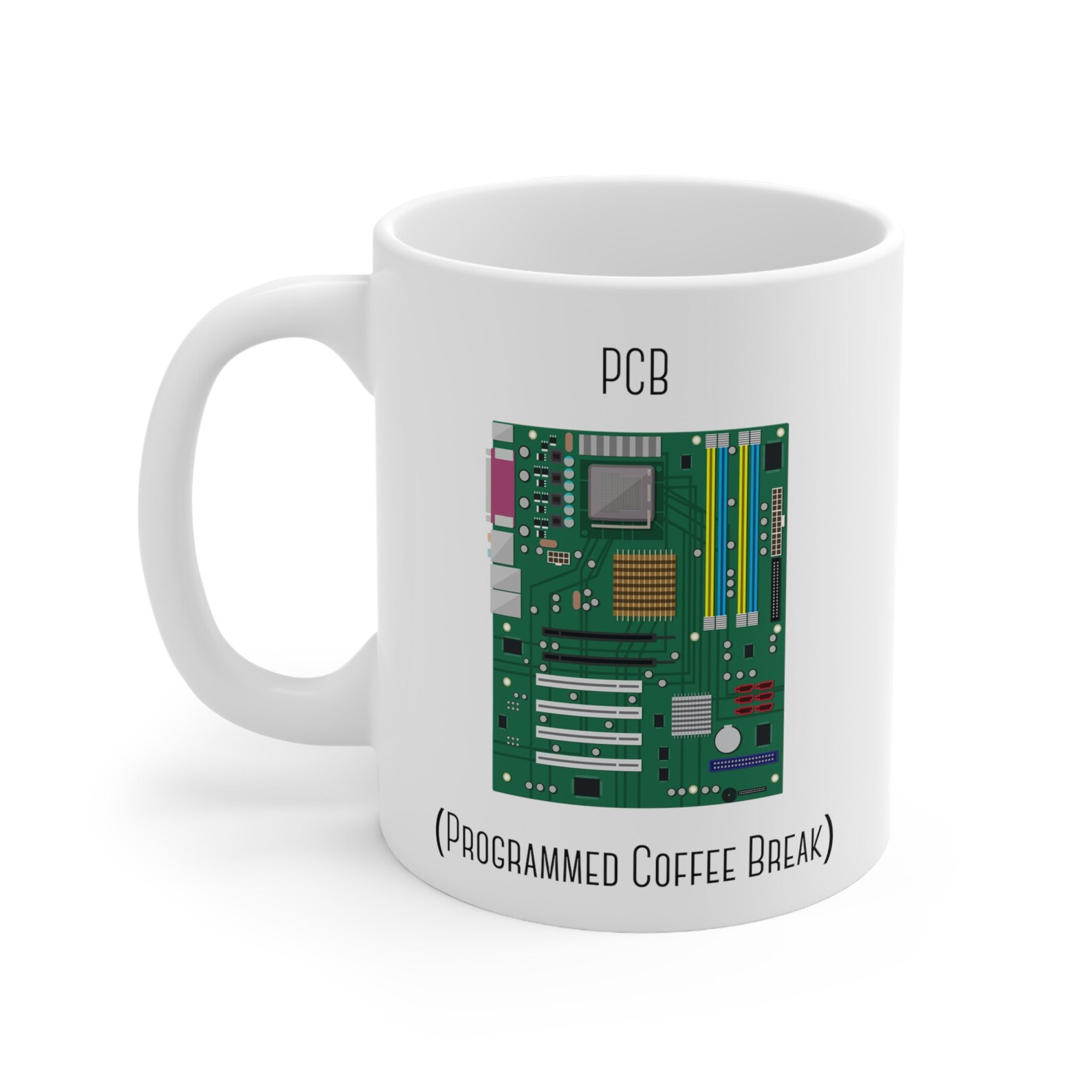 Funny PCB Mug, Arduino, PCB, Programming Mug, Printed Circuit Board ...