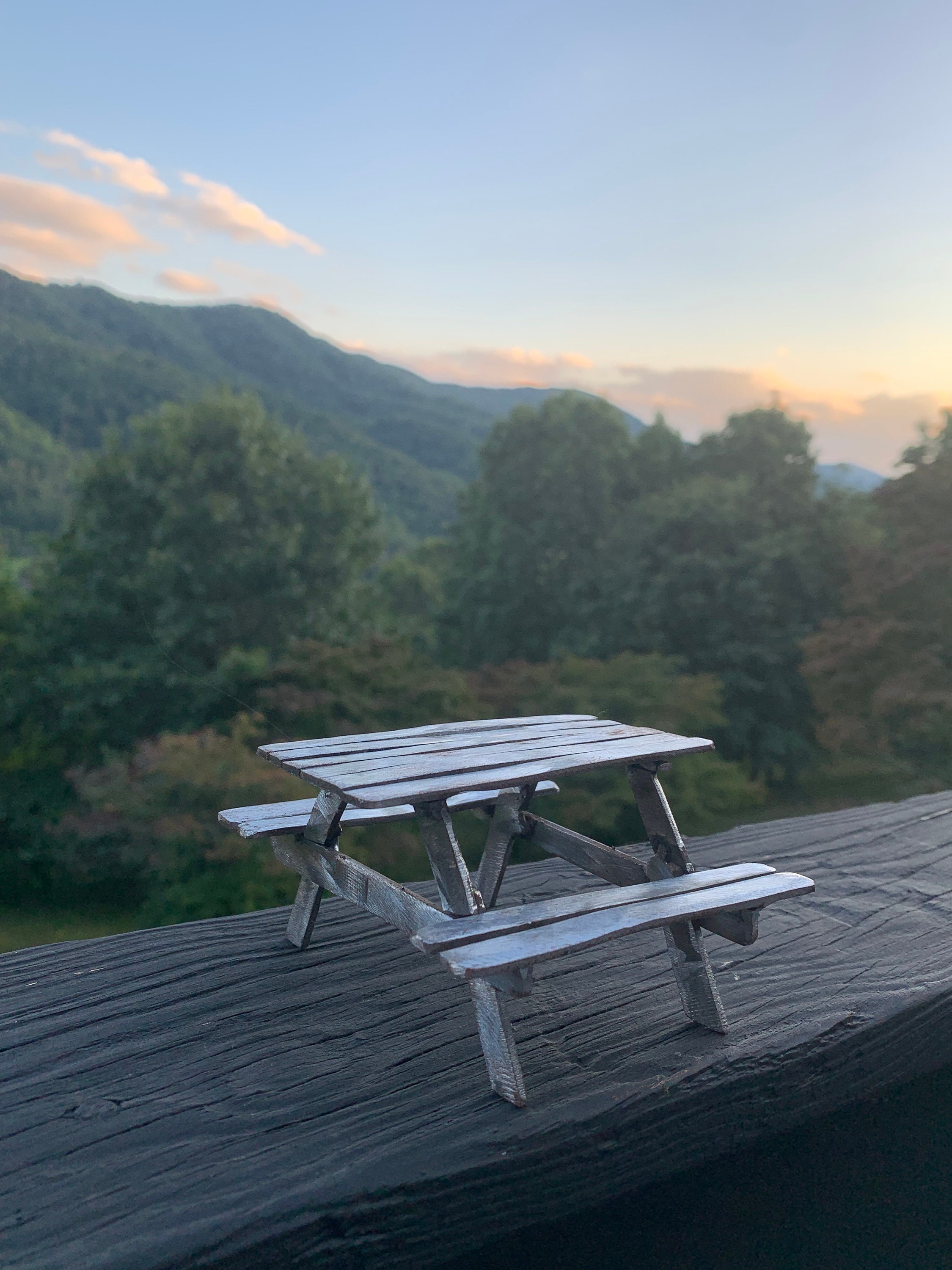 Miniature Picnic Table - Etsy