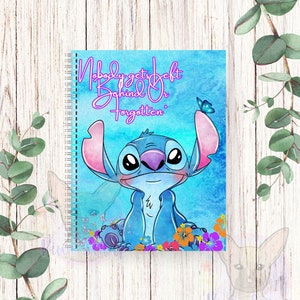 Stitch Spiral Notebook - Etsy