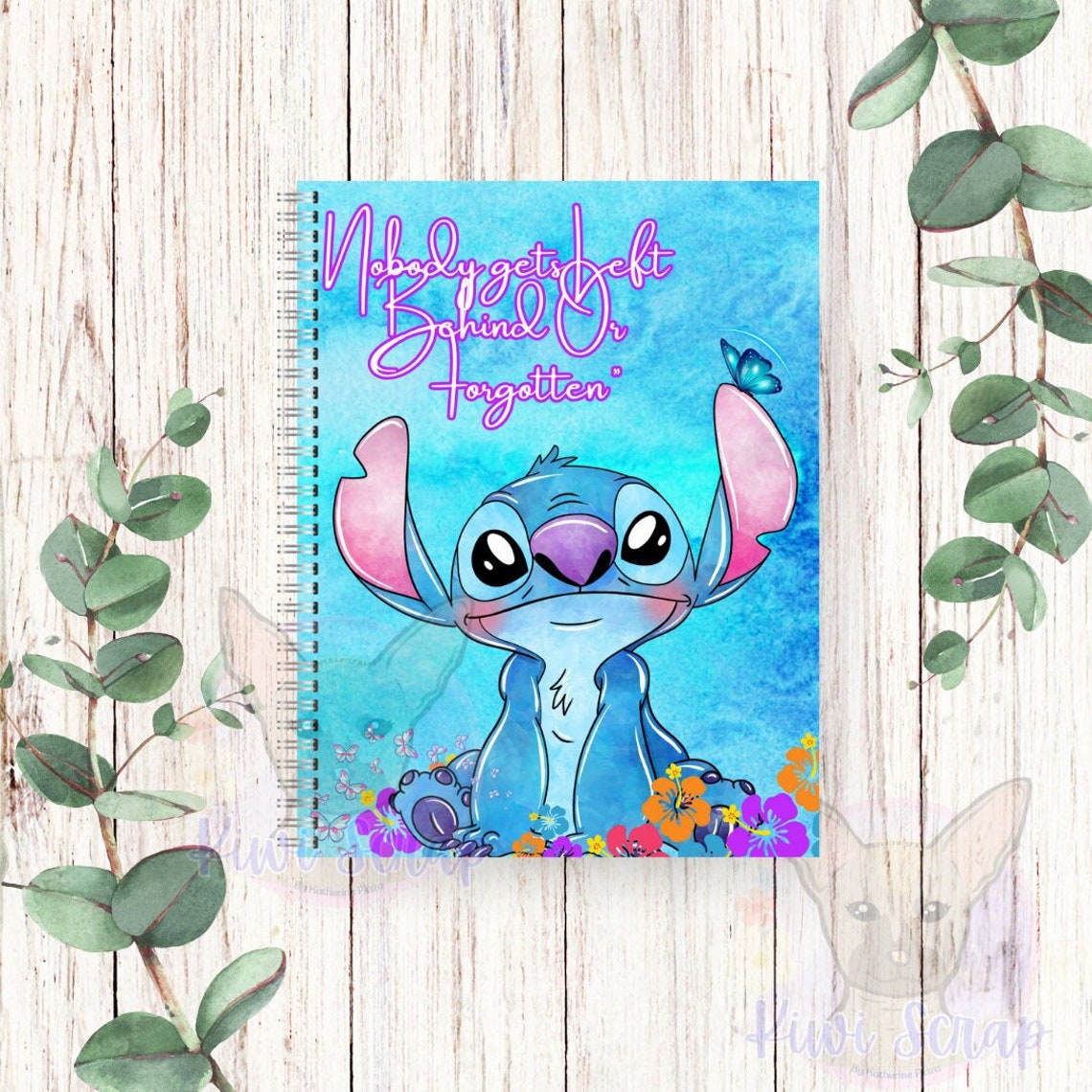 Stitch Spiral Notebook - Etsy