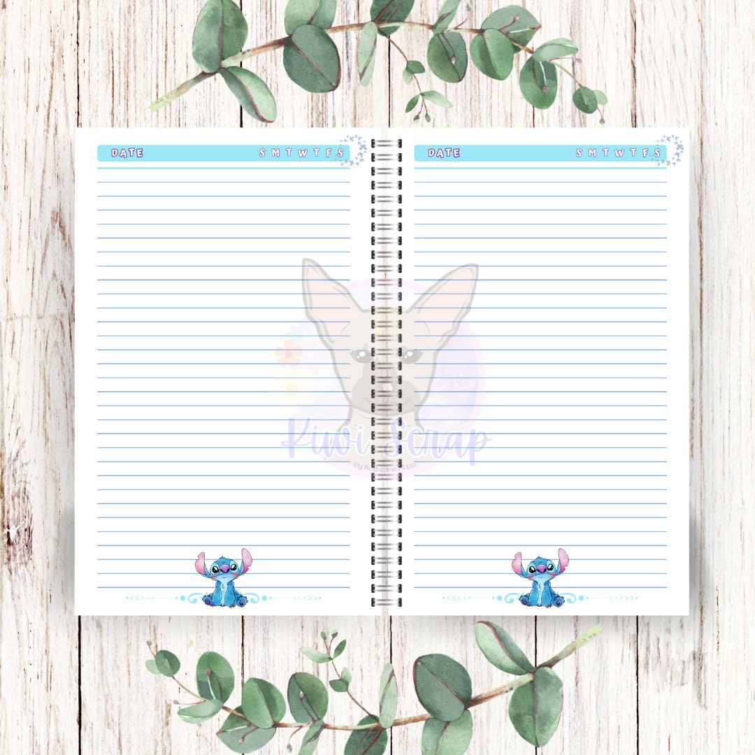 Stitch Spiral Notebook - Etsy