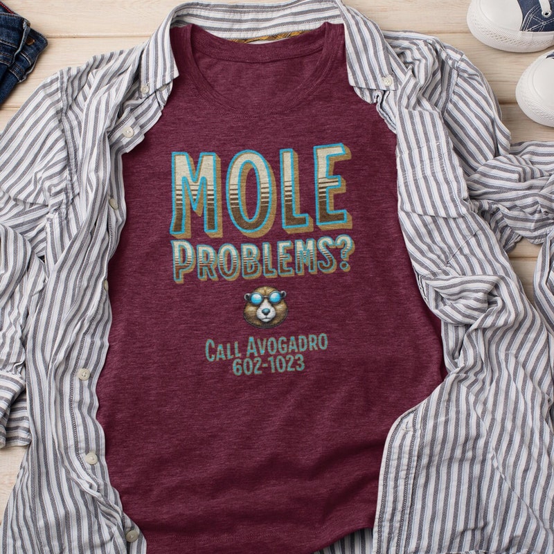 Chemistry Mole Shirts - Etsy