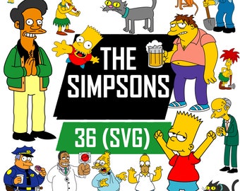 The Simpsons Svg Bundle, Files for Cricut the Simpsons SVG the Simpsons ...