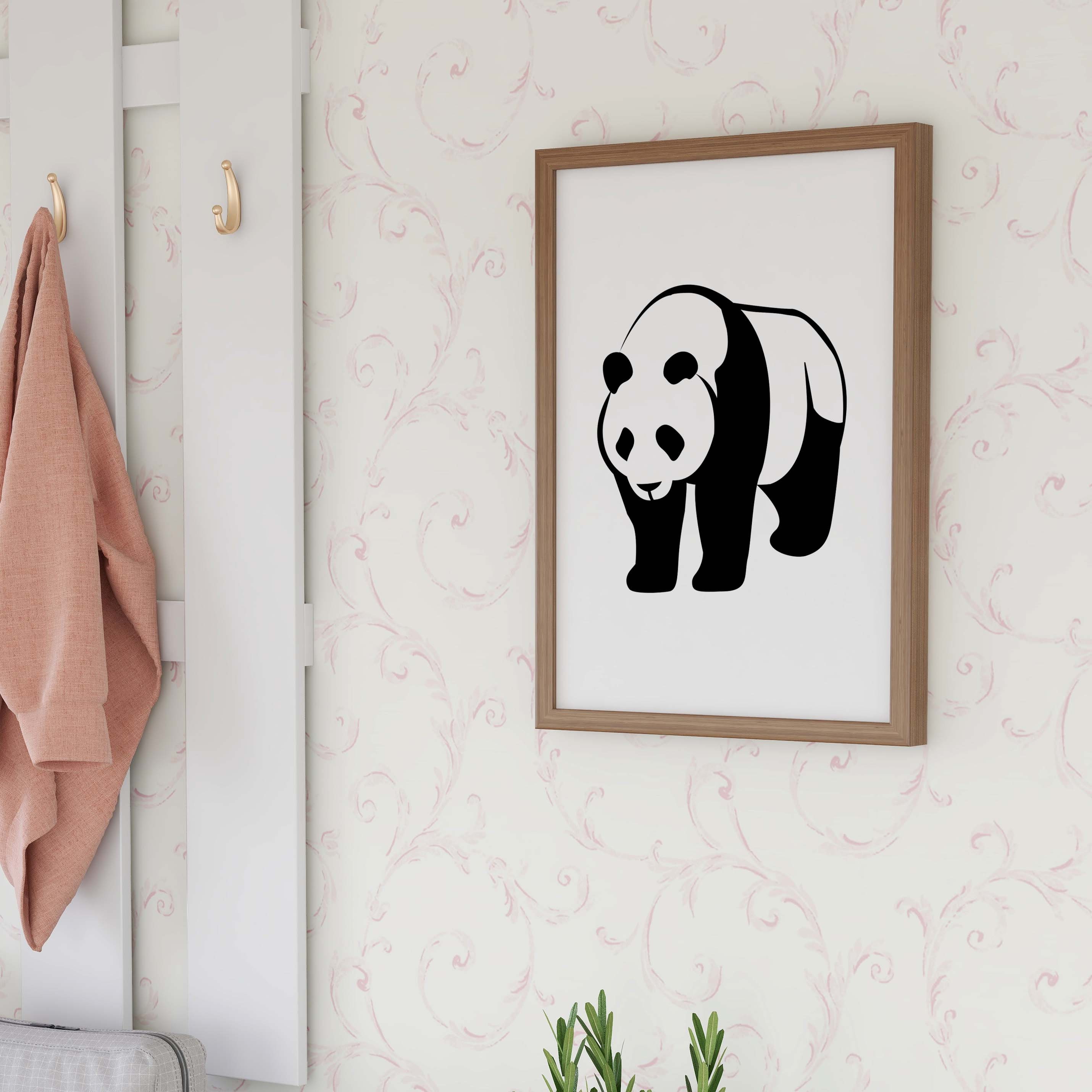 Panda Svg Panda Bear Svg Peeking Panda Svg Vector File in SVG DXF and ...