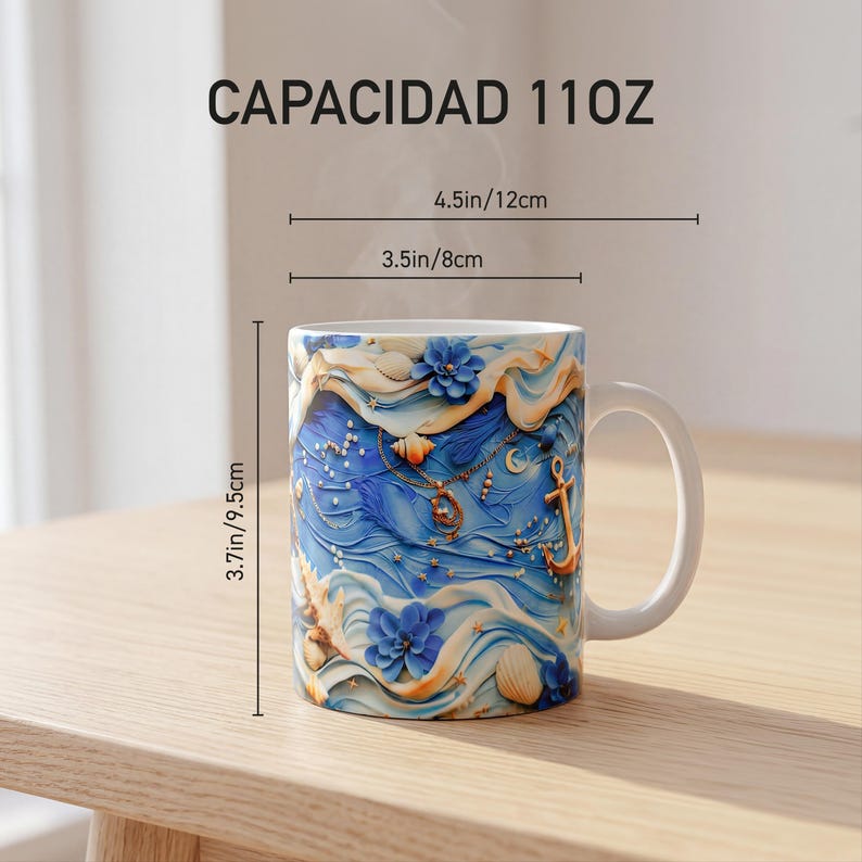 Yemaya Coffee Mug 11oz • Ocean Goddess Art • Yoruba Orisha Spiritual ...