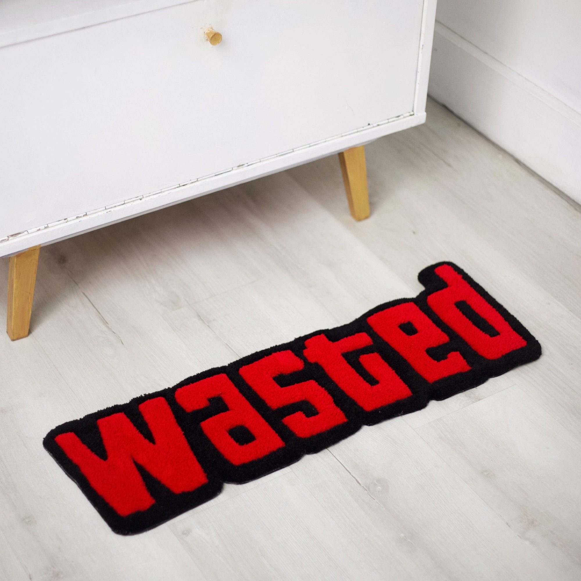 Custom Tufted Rug, Wasted, Rugs for Bedroom Aesthetic, Shoes Room Decor ...