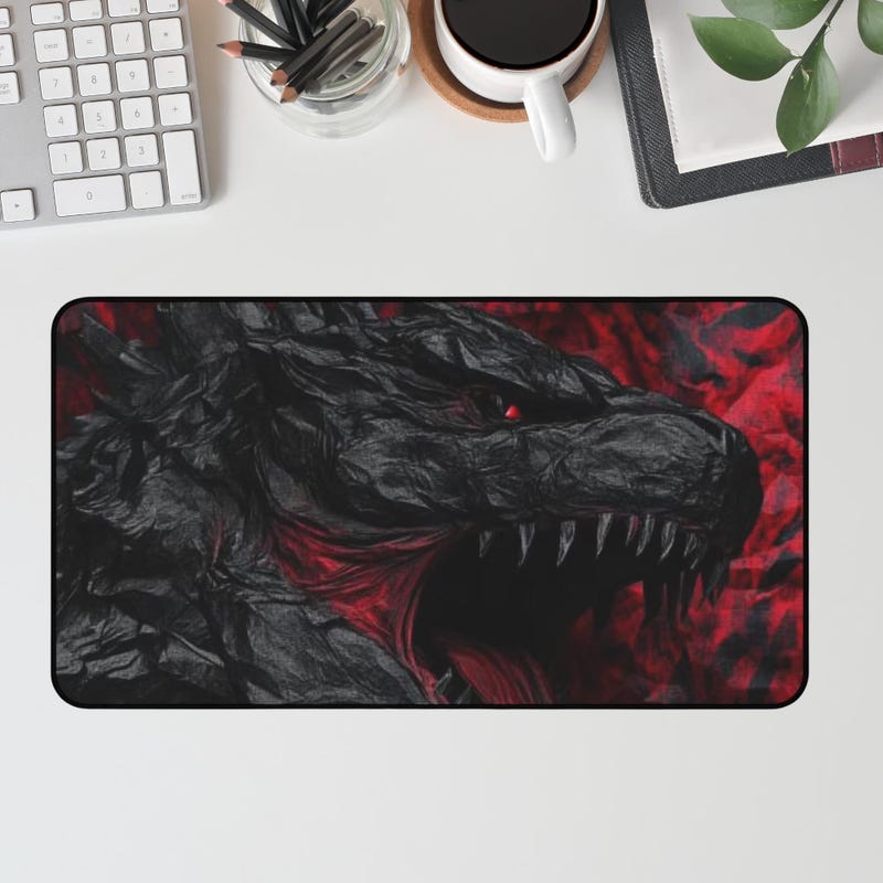 Gaming Mouse Pad Monsters - Etsy