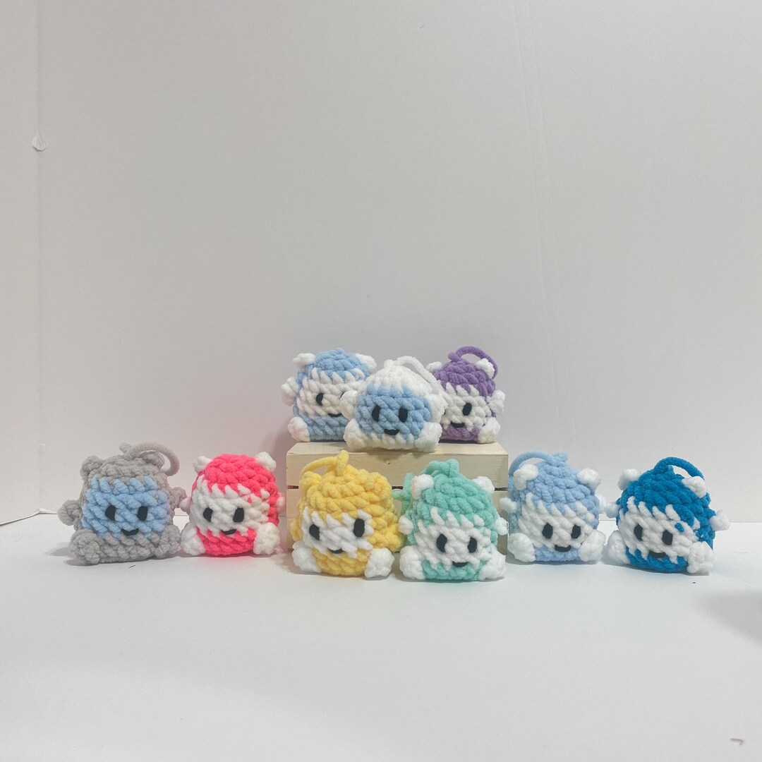 Stocking Stuffer Pocket Yeti Plush Handmade Crochet - Etsy