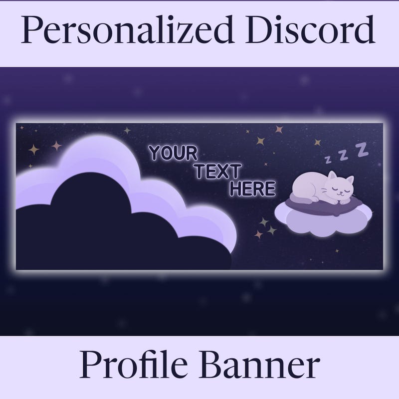Black Discord Banner - Etsy