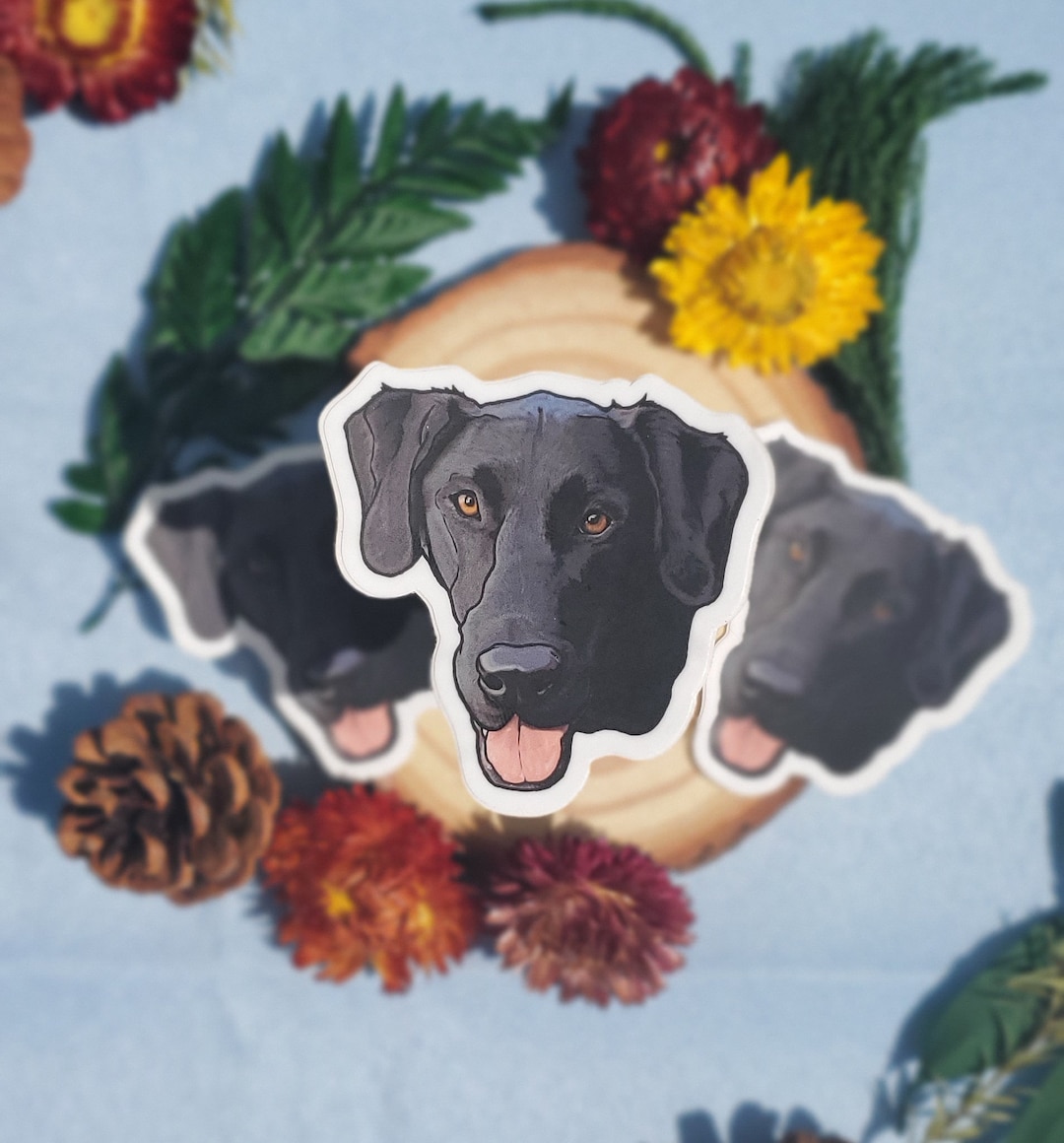 Labrador Retriever Vinyl Sticker - Etsy