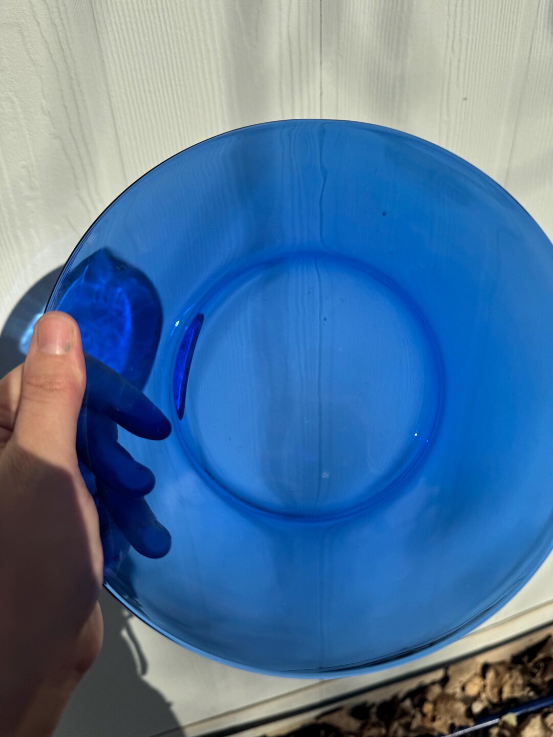 Set of 6 Vintage Medium Cobalt Blue Glass Plates 8” MCM Kitchenware - Etsy