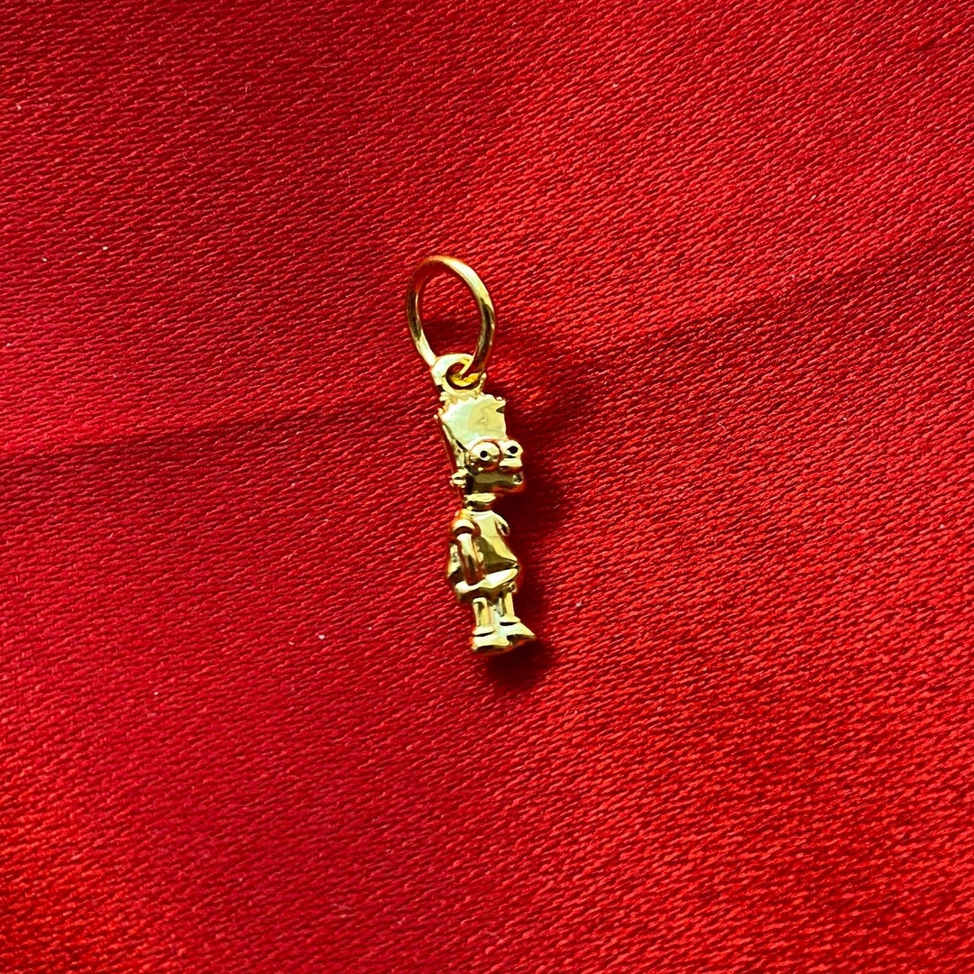 14k Two Sided Standing Boy Pendant Charm - Etsy