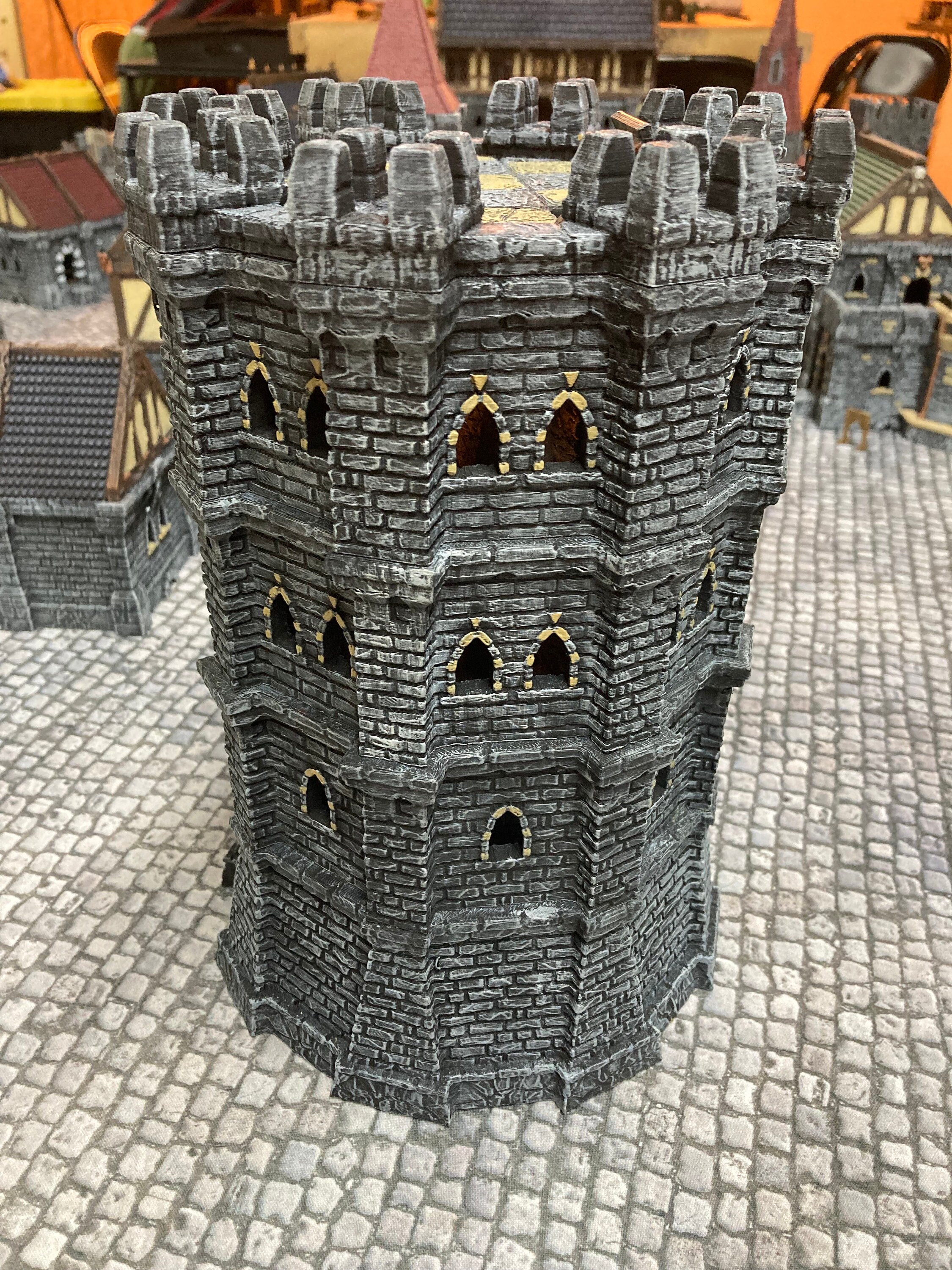 Painted Ulvheim Four Story Tower 28mm Terrain Scenery - Etsy