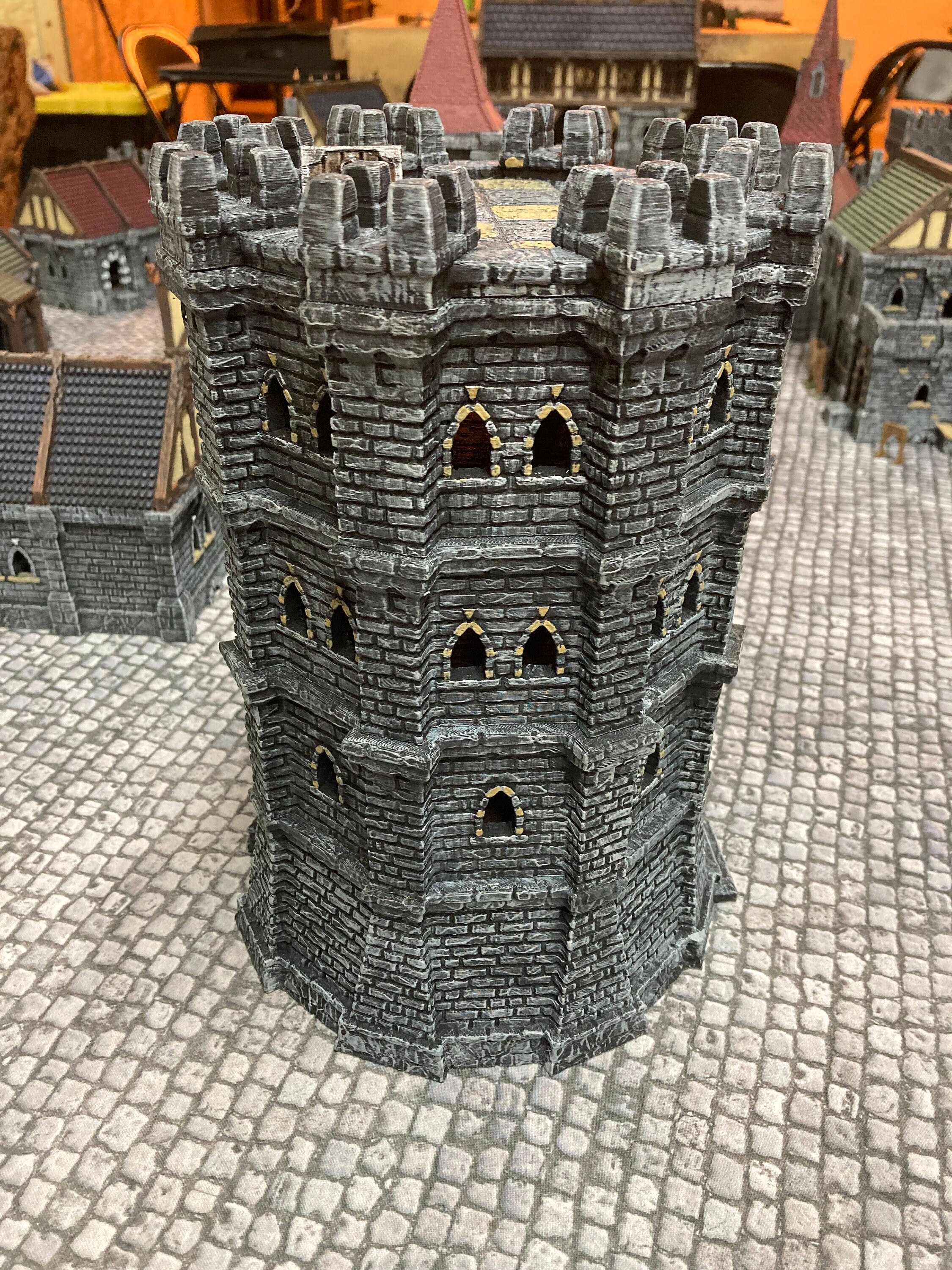 Painted Ulvheim Four Story Tower 28mm Terrain Scenery - Etsy