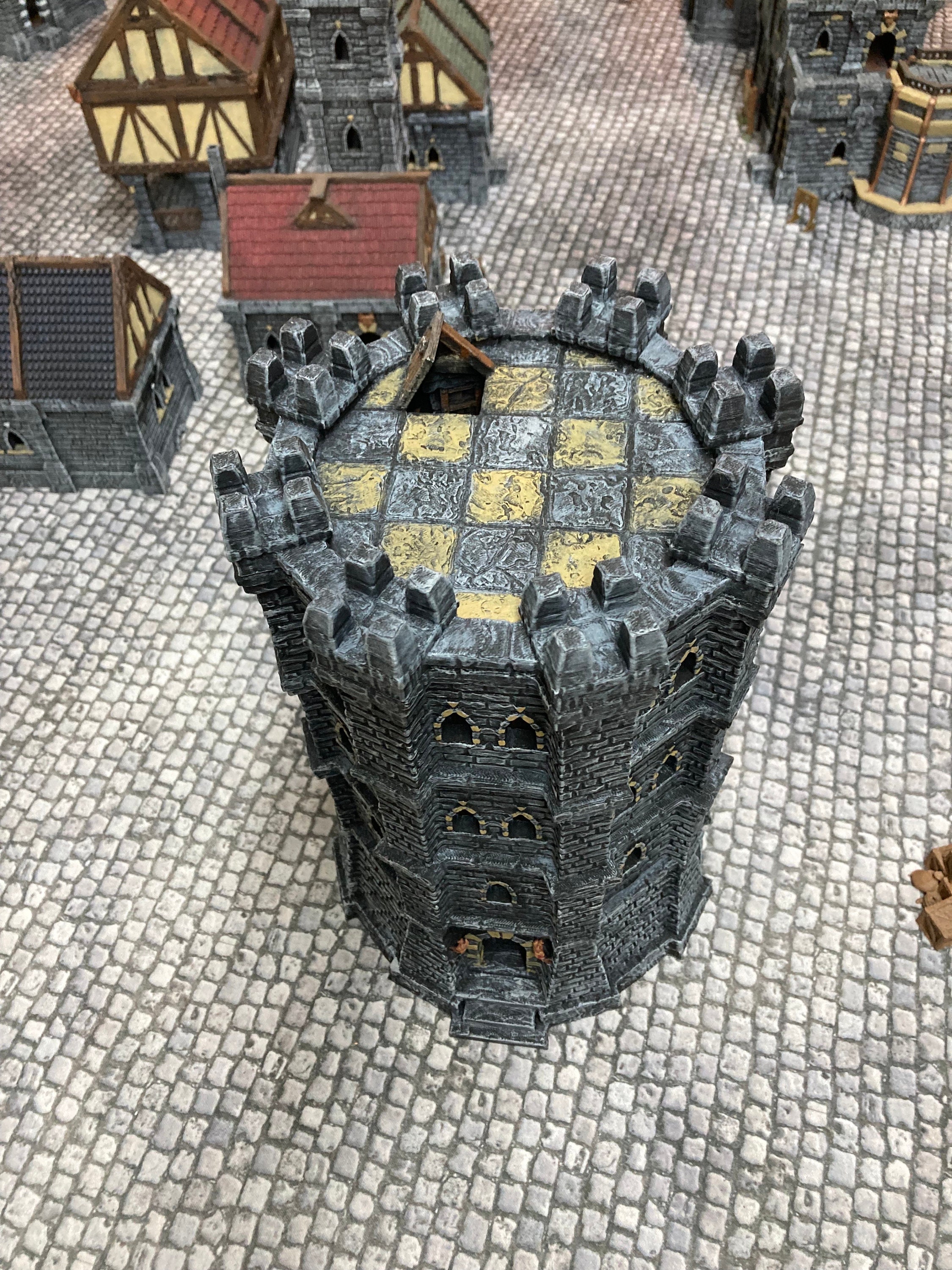Painted Ulvheim Four Story Tower 28mm Terrain Scenery - Etsy