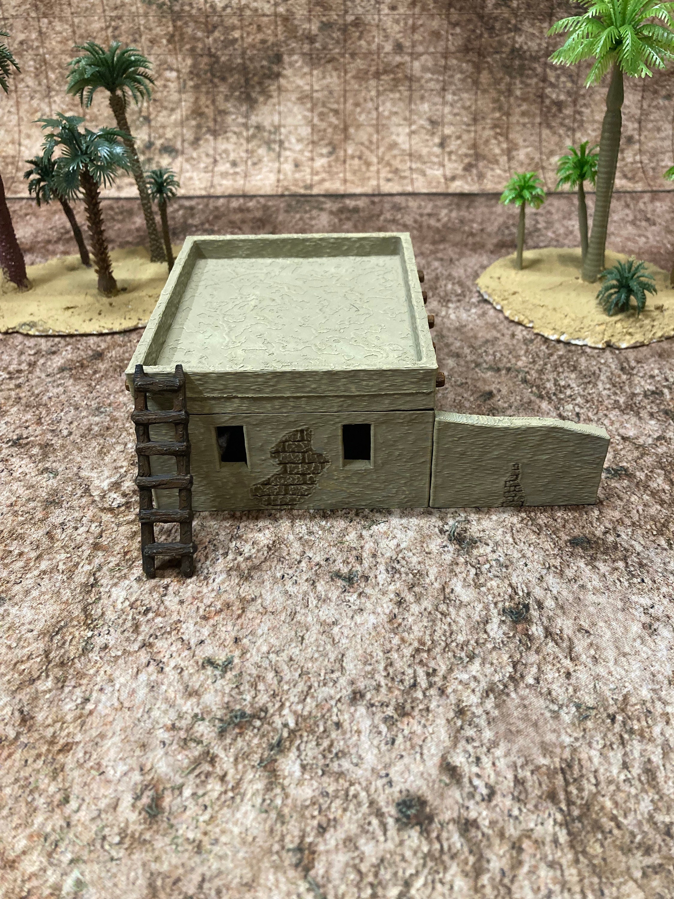 28mm Single Story Adobe Building Terrain - Etsy