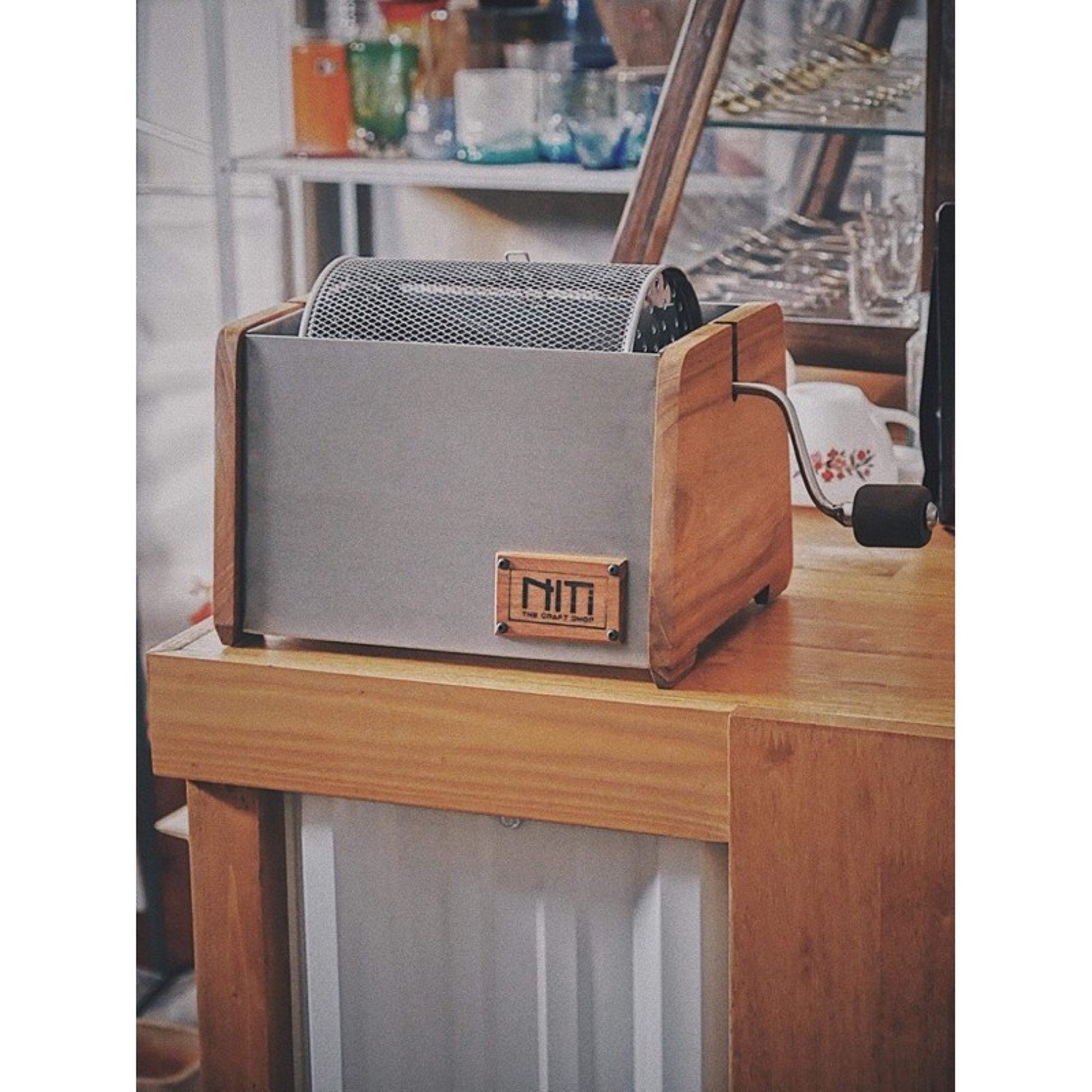 Hand-cranked Coffee Bean Roaster - Etsy