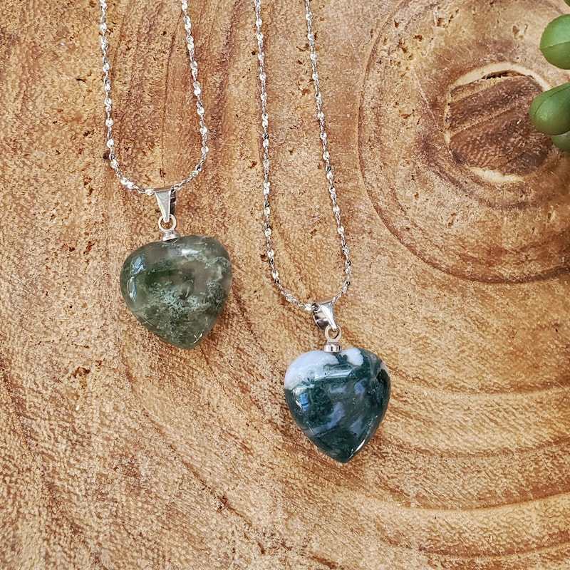 Moss Agate Jewelry - Etsy
