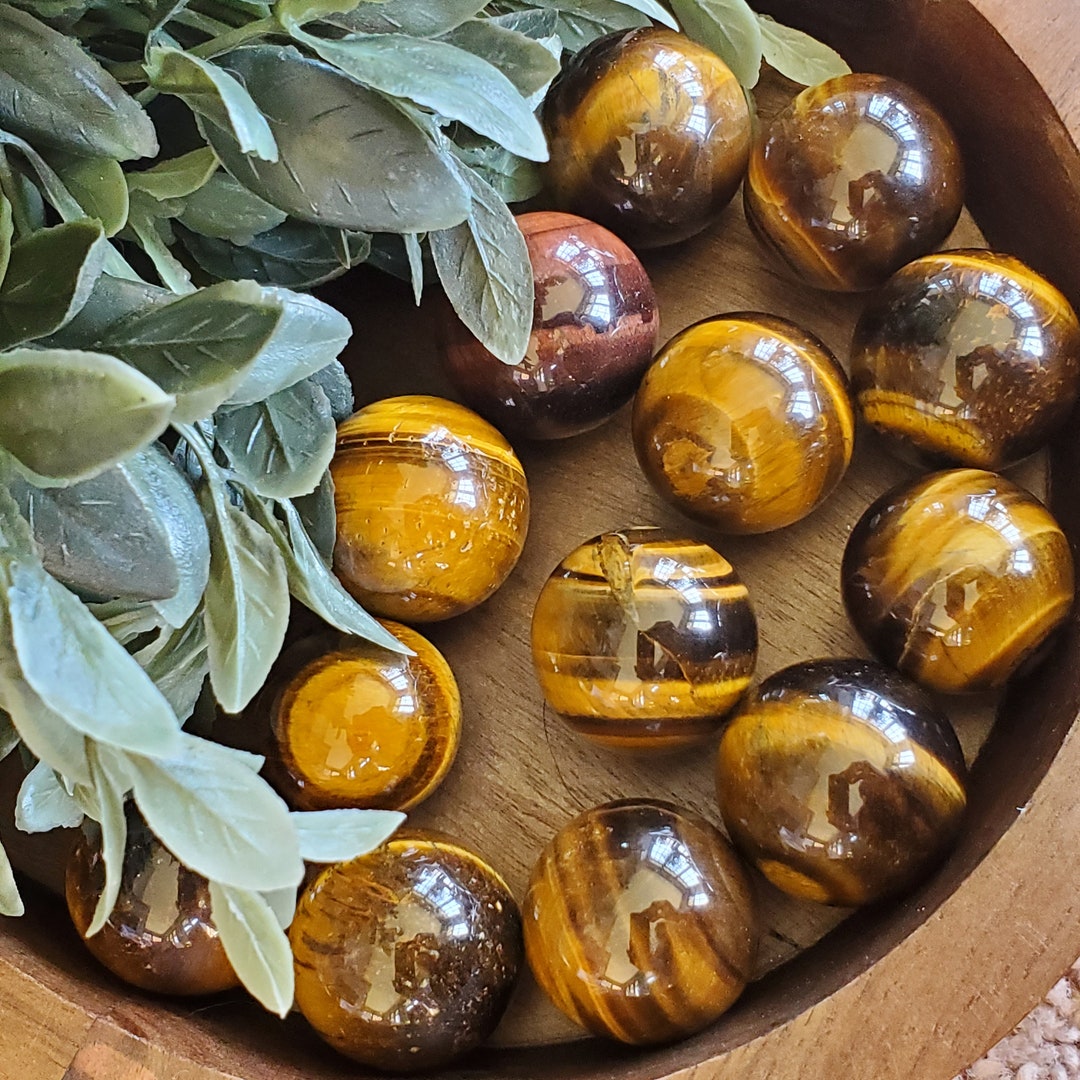 Tigers Eye Sphere, Mini Tigers Eye Spheres, Golden Tigers Eye Sphere ...