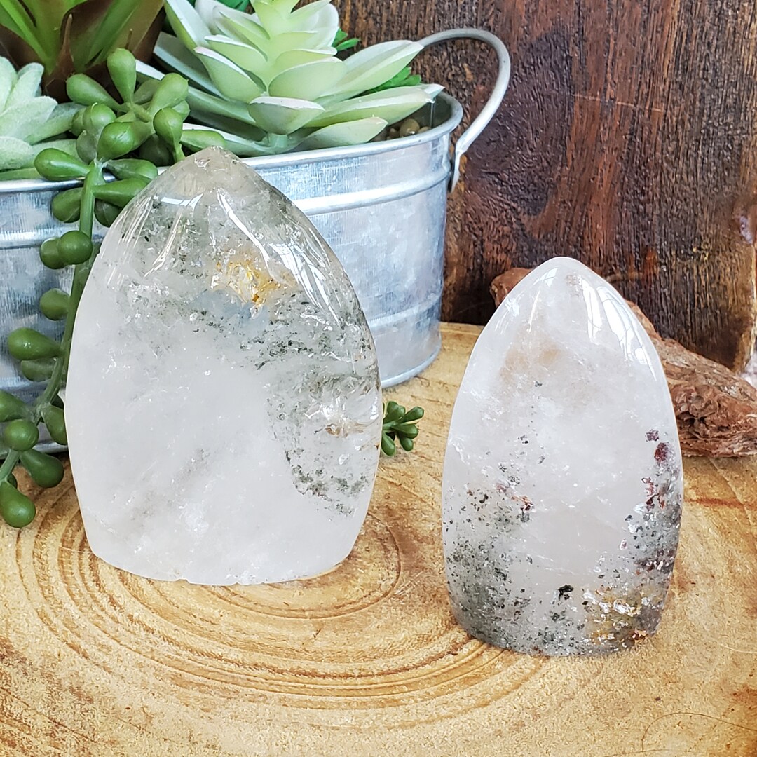 Garden Quartz Teardrop, Clear Garden Quartz Crystal, Garden Quartz ...