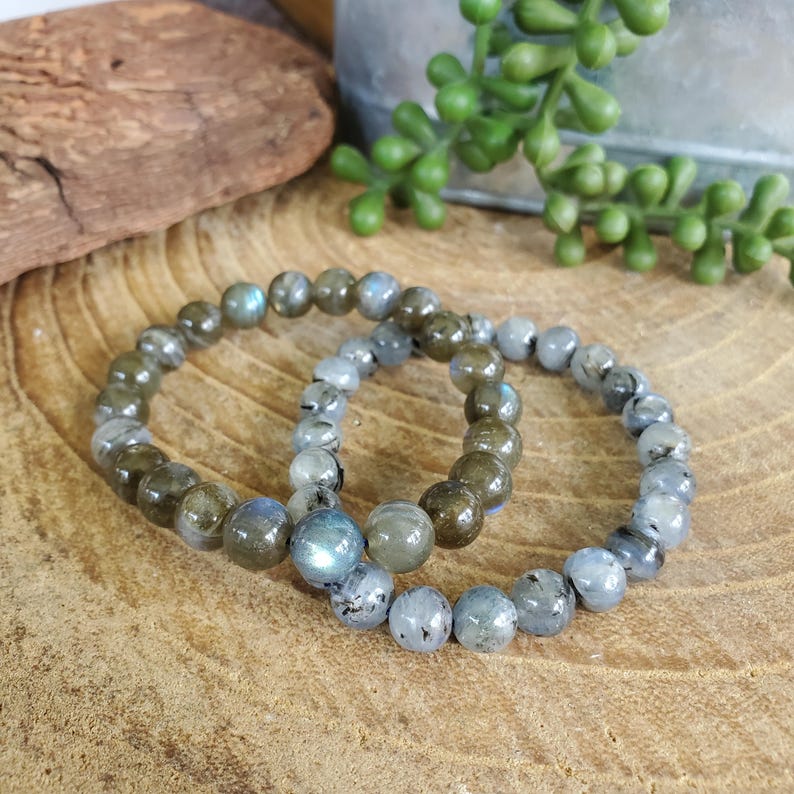 Labradorite Bracelet, Pretty Flash Labradorite, Lab Beaded Bracelets ...
