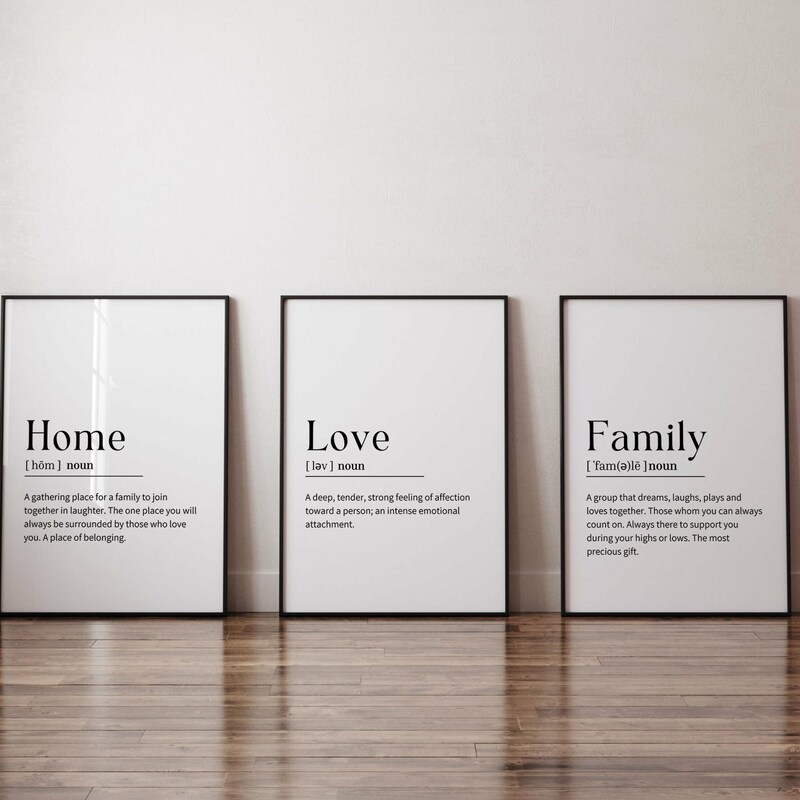 Family Definition - Etsy