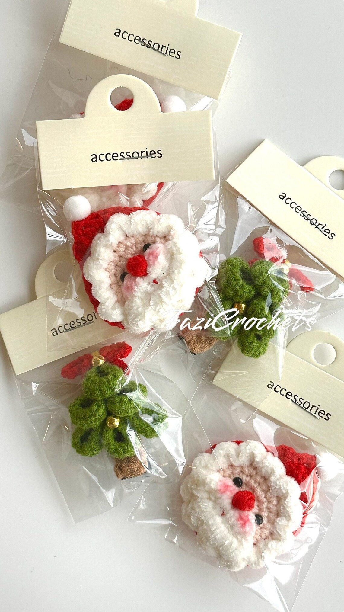 Crochet Santa Claus Pin - Etsy