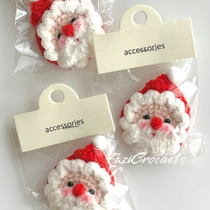 Crochet Santa Claus Pin - Etsy