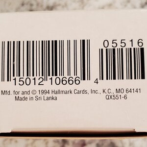 1994 BROTHER ORNAMENT Hallmark Dated Dog in Blue Car Super Terrific ...