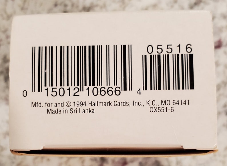 1994 BROTHER ORNAMENT Hallmark Dated Dog in Blue Car Super Terrific ...