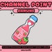 Strawberry Ramune Drink | Cute Twitch Channel Point Icon / Emote | - Etsy