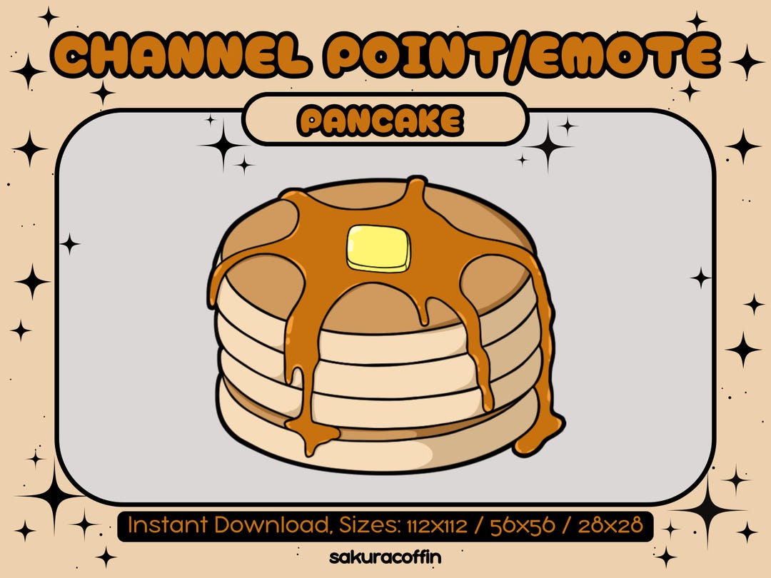 Pancake Syrup Stack | Channel Points / Emote for Twitch | - Etsy