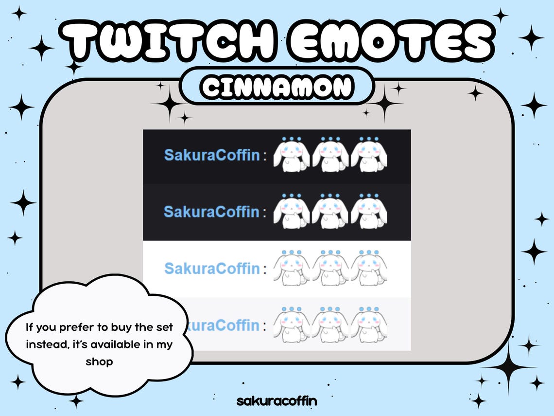 Cinnamon White Plush Puppy Huh Emote | 1 Cute Emote for Twitch | - Etsy