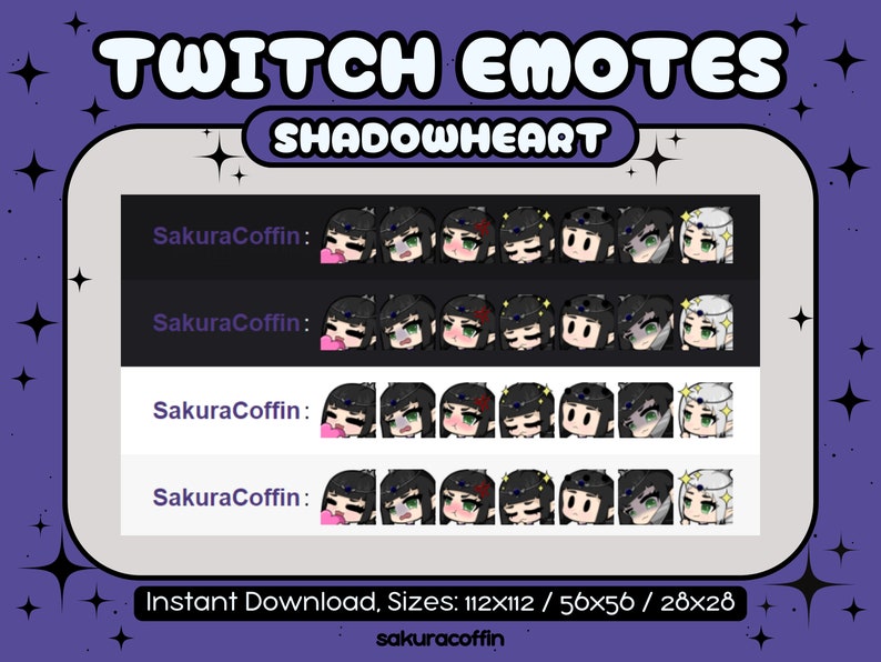 Shadowheart Bg3 Emotes 7 Emotes for Twitch and Discord - Etsy