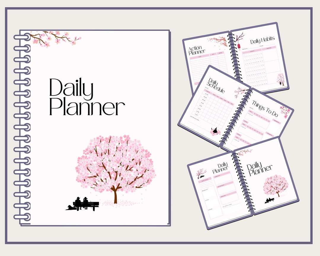 Daily Planner Printable, Daily to Do List for Work/home, Undated ...