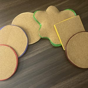 Cheeseburger Coaster Set - Etsy