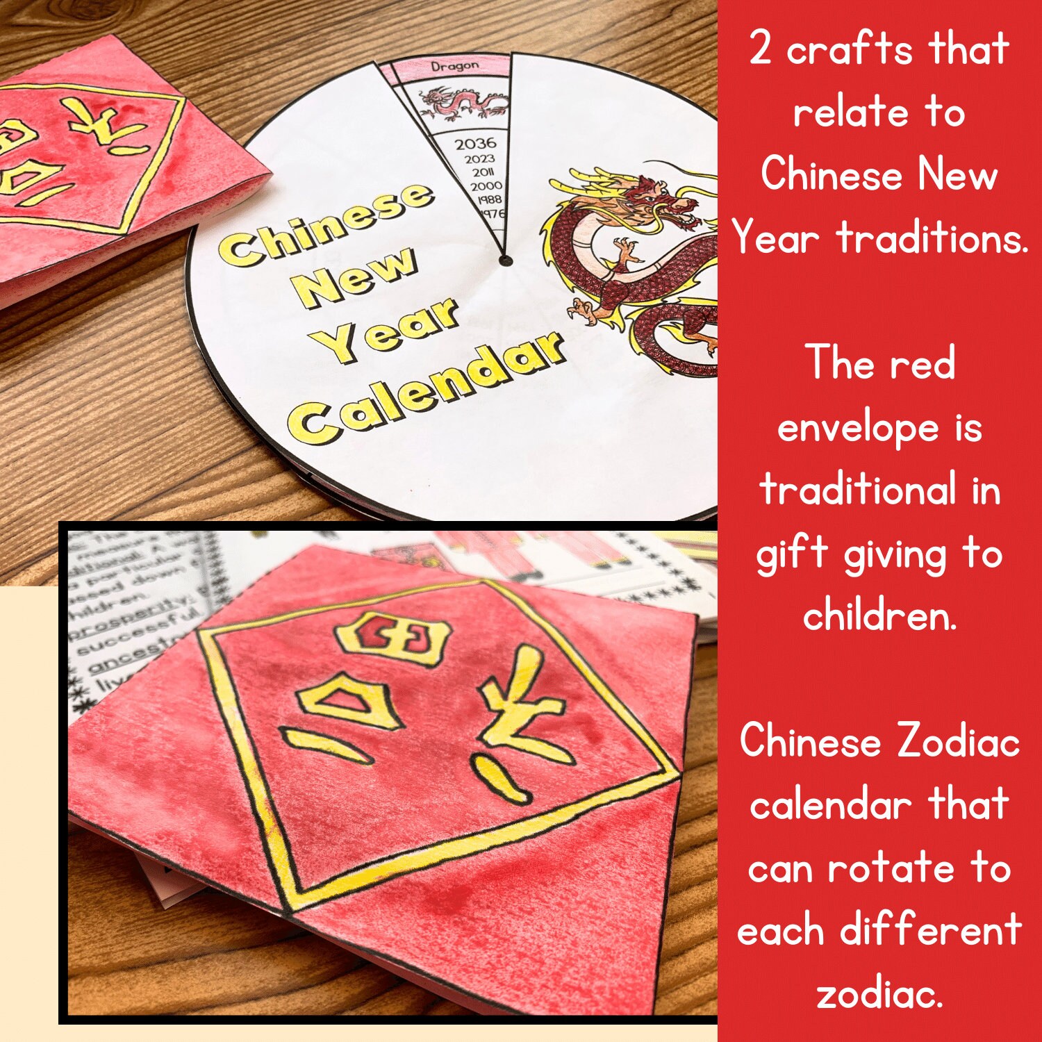 Chinese New Year 2024 Homeschool Unit Study, Year of the Dragon, for ...