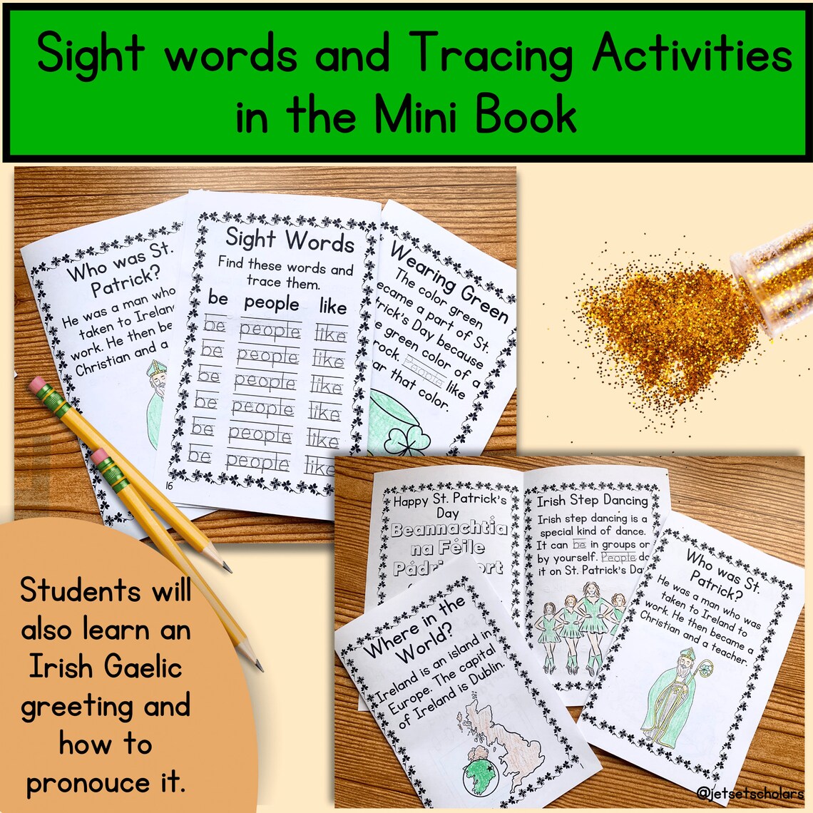 St. Patrick’s Day Unit for Homeschool With Mini Book, Crafts, and ...