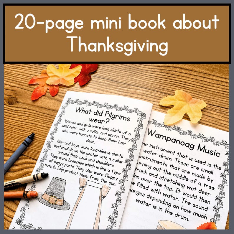 Thanksgiving Homeschool Unit With Reading Comprehension Printables ...