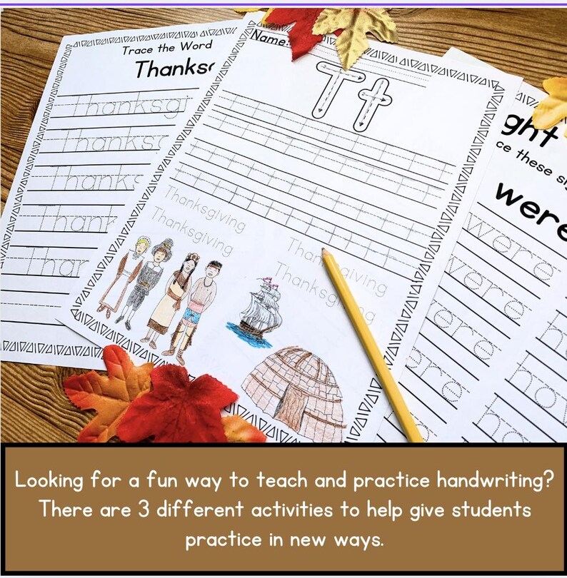 Thanksgiving Homeschool Unit With Printables, Activities, Mini Book for ...