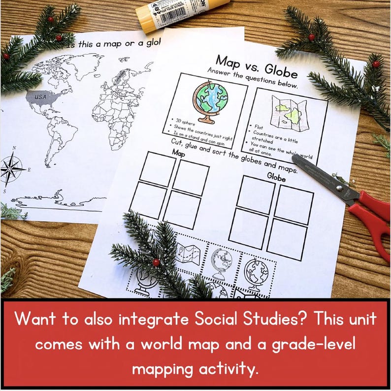 Winter Holidays Around the World Unit: Printables, Crafts, Passport ...