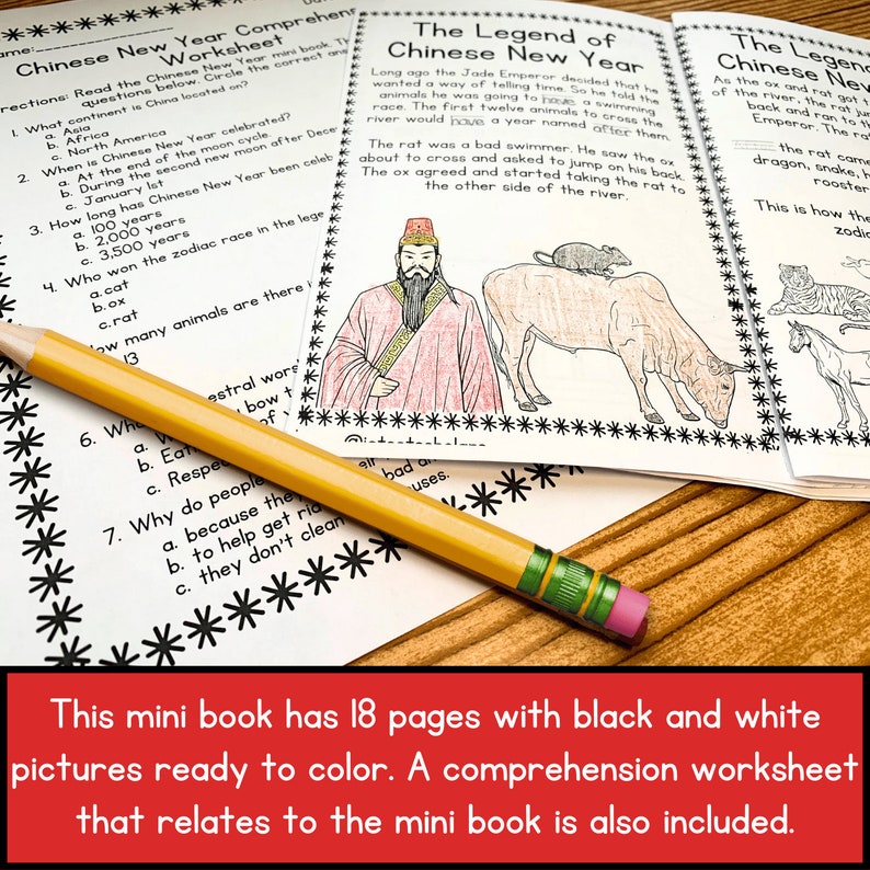 Chinese New Year 2026 Homeschool Unit: Reading, Crafts, Map (grades 3-6 ...
