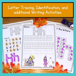 H is for Halloween for Preschool and Kindergarten Homeschool With ...