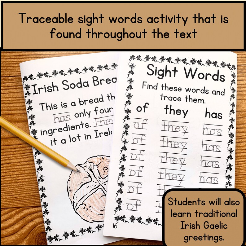Ireland Country Study Unit: Mini Book & Harp Craft (PDF) - Etsy