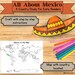 Mexico Country Study Unit for Homeschool Early Readers K-2nd With ...