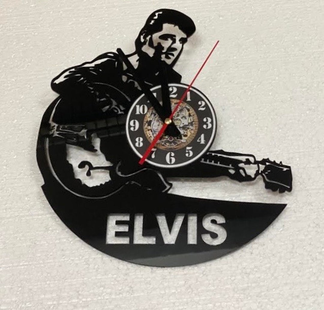 Elvis Presley Gifts Wall Decor Clock Music Rock and Roll Gift - Etsy