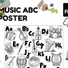 ABC of Music Instruments: Printable Coloring Book With Extra Activities ...