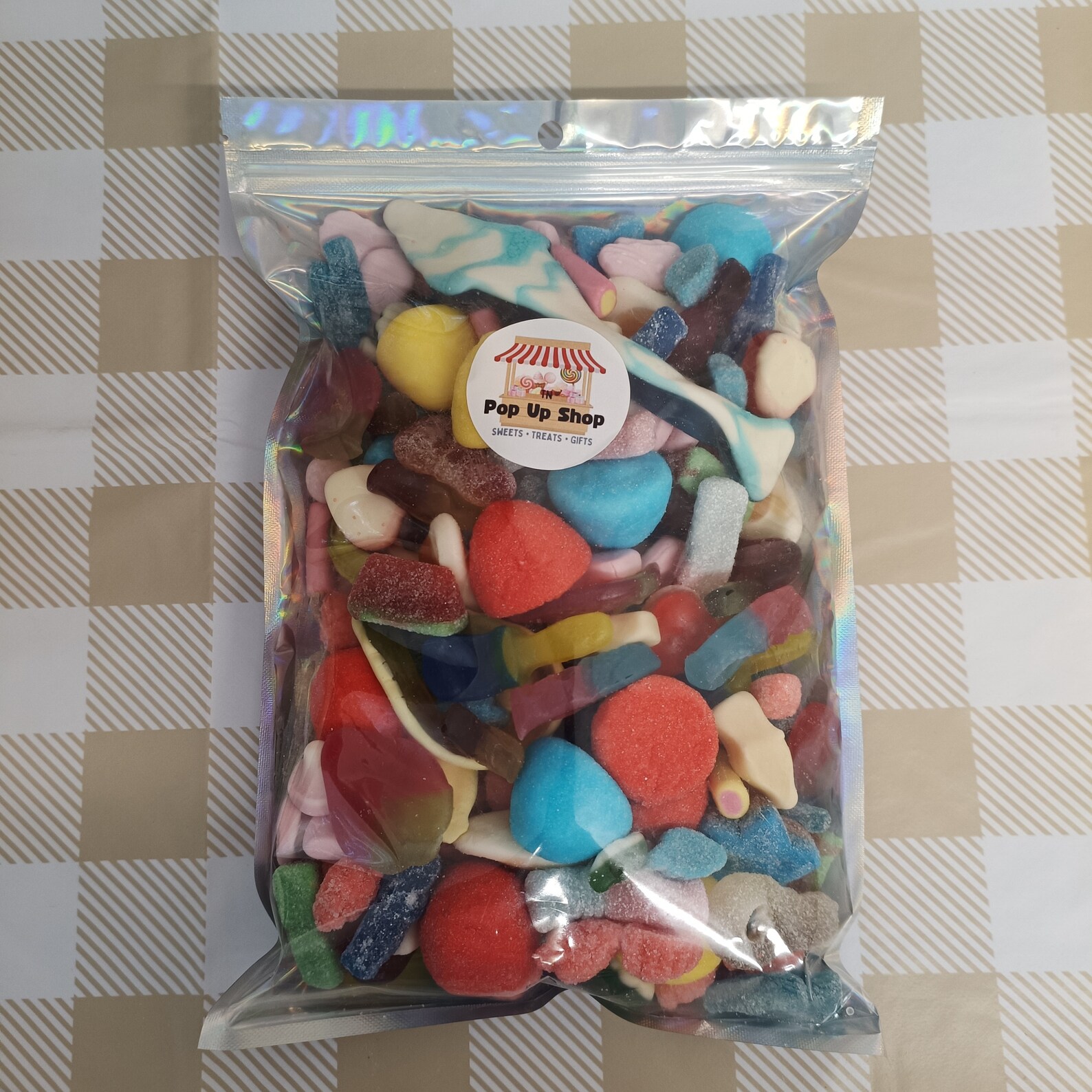 1KG Pick and Mix Sweets Pouch Jelly, Fizzy & Foam Mix Sweet Bag. - Etsy