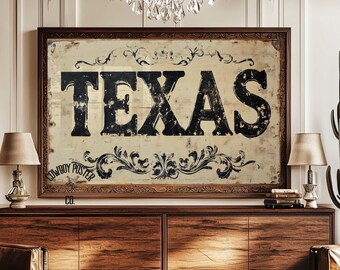 Raise Hell Distressed Typography Poster, Western Poster, Western Room ...