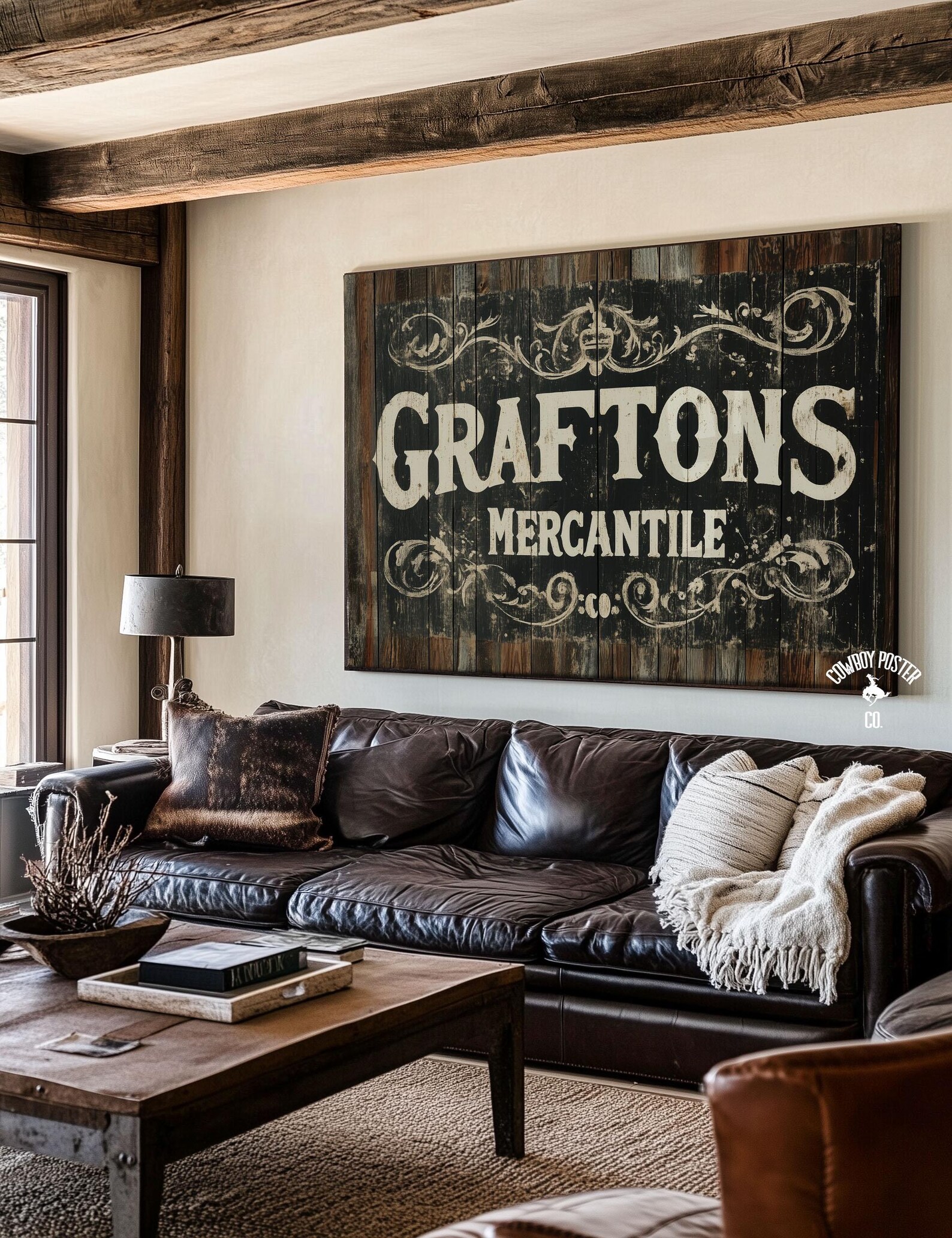Western Distressed Typography Poster: Southwest Decor - Etsy